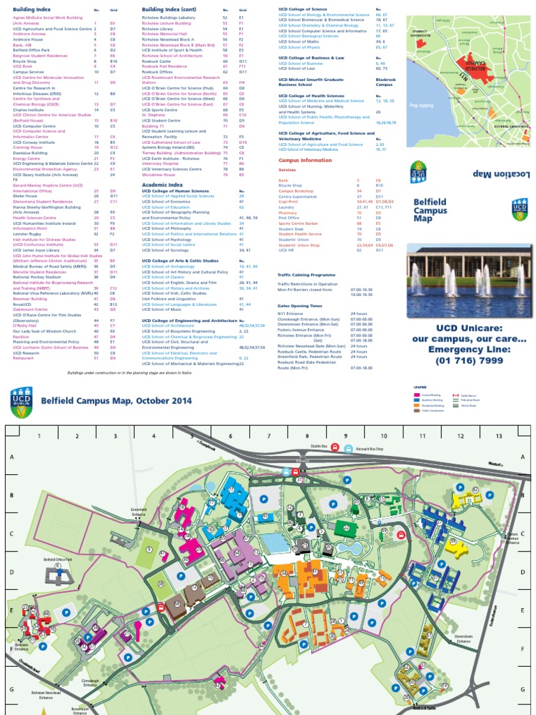 UCD Map October 2014 PDF | PDF | Science