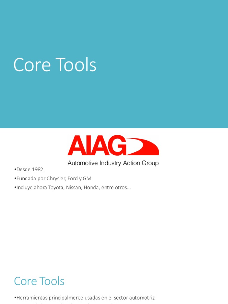 Core Tools | PDF | Medición | Calidad (comercial)