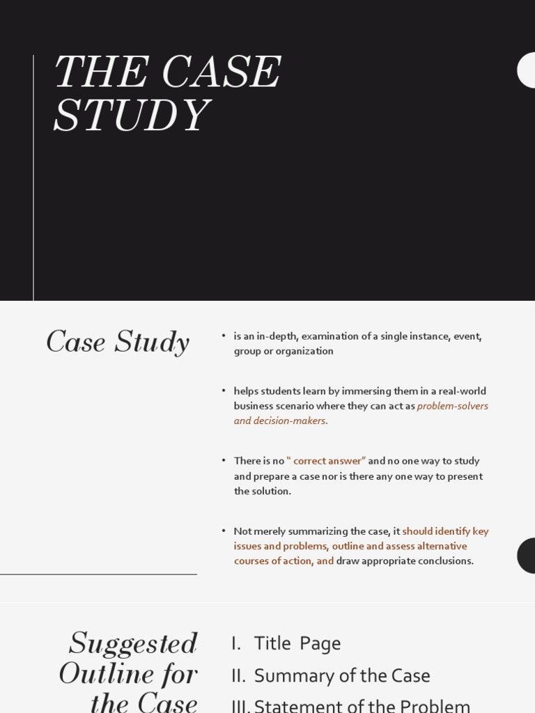 The Case Study | Download Free PDF | Marketing | Business