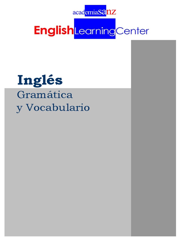 Ingles Gramática y Vocabulario | PDF | Verbo | Sustantivo
