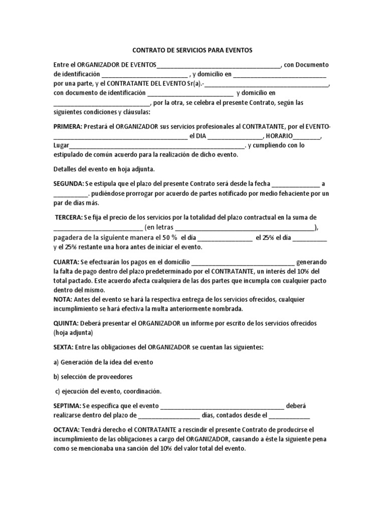 Contrato De Prestacion De Servicios Todo Lo Que Debes Saber