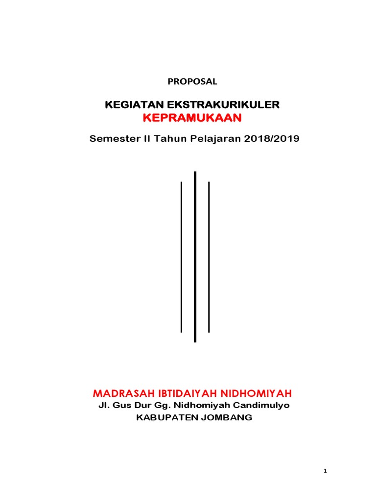 @ Contoh Proposal Kegiatan Ekstrakurikuler | PDF | Karier & Perkembangan