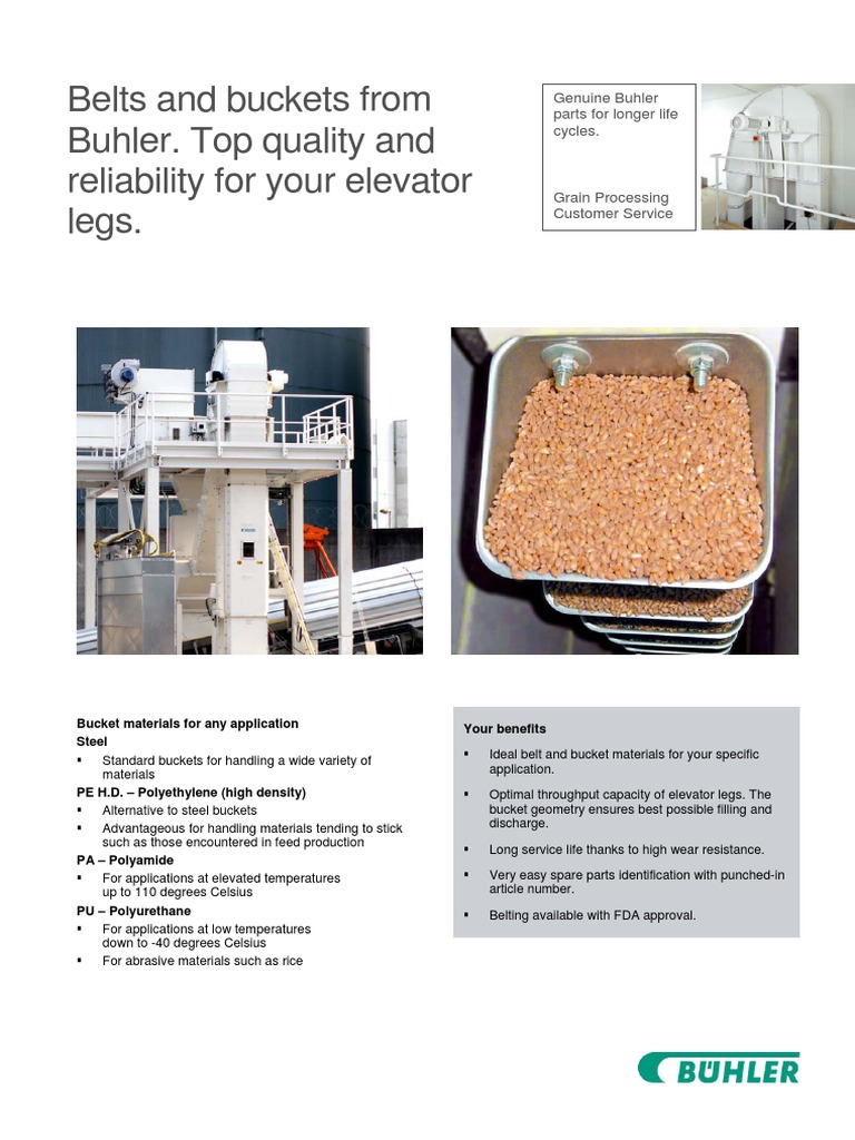 GH Belts-Buckets en | PDF | Polyethylene | Screw