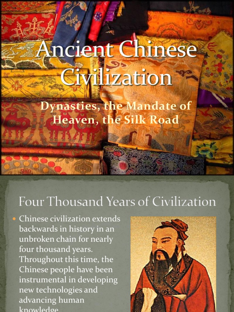 Ancient Chinese Civilization Powerpoint | PDF