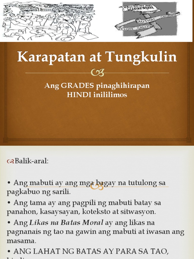 Karapatan at Tungkulin | PDF