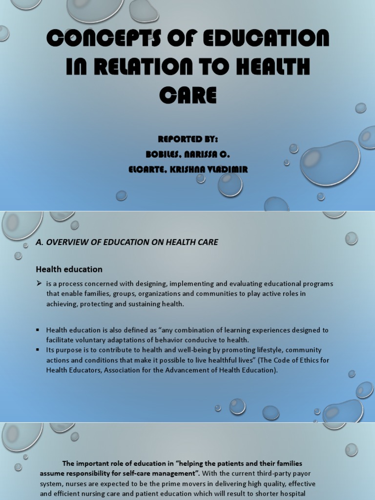 Health Education | PDF | Health Education | Learning