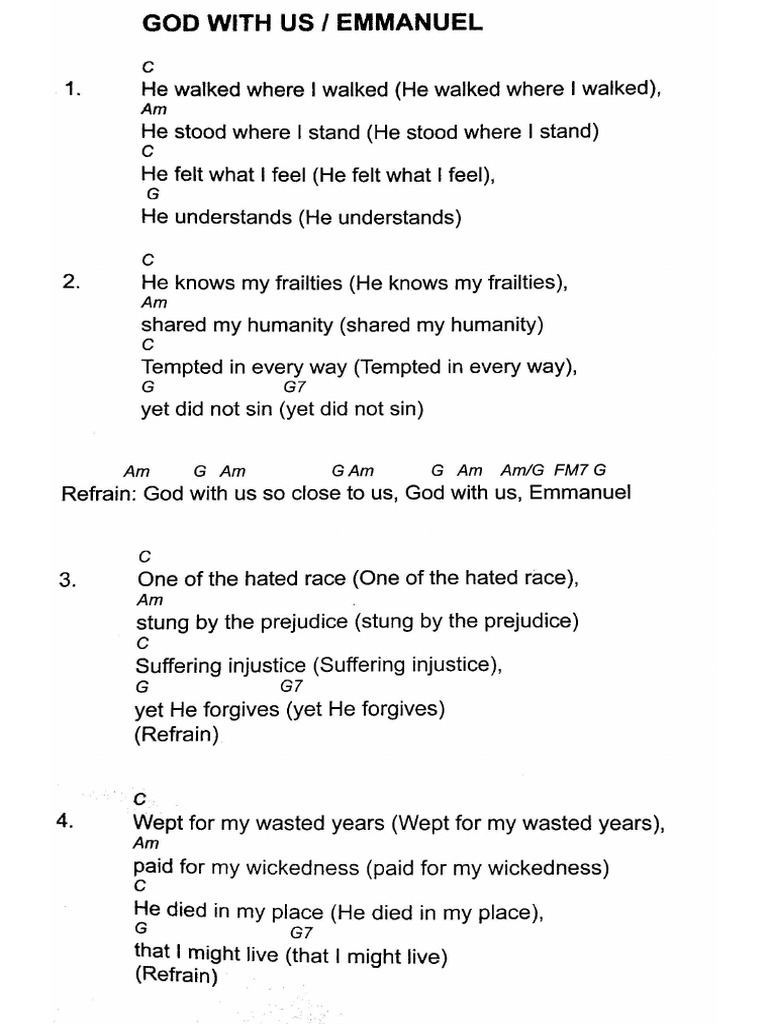 God With Us | PDF