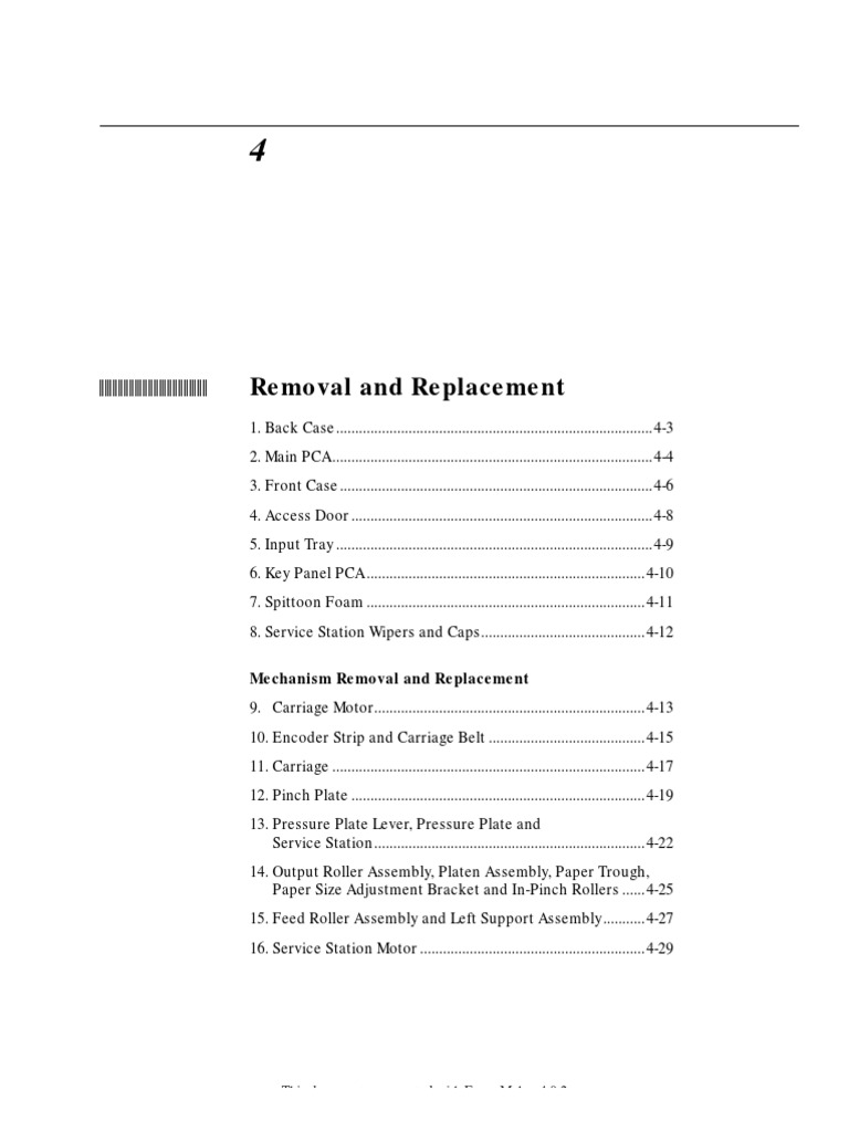 DeskJet 400 Repair Guide | PDF | Electrical Connector | Equipment