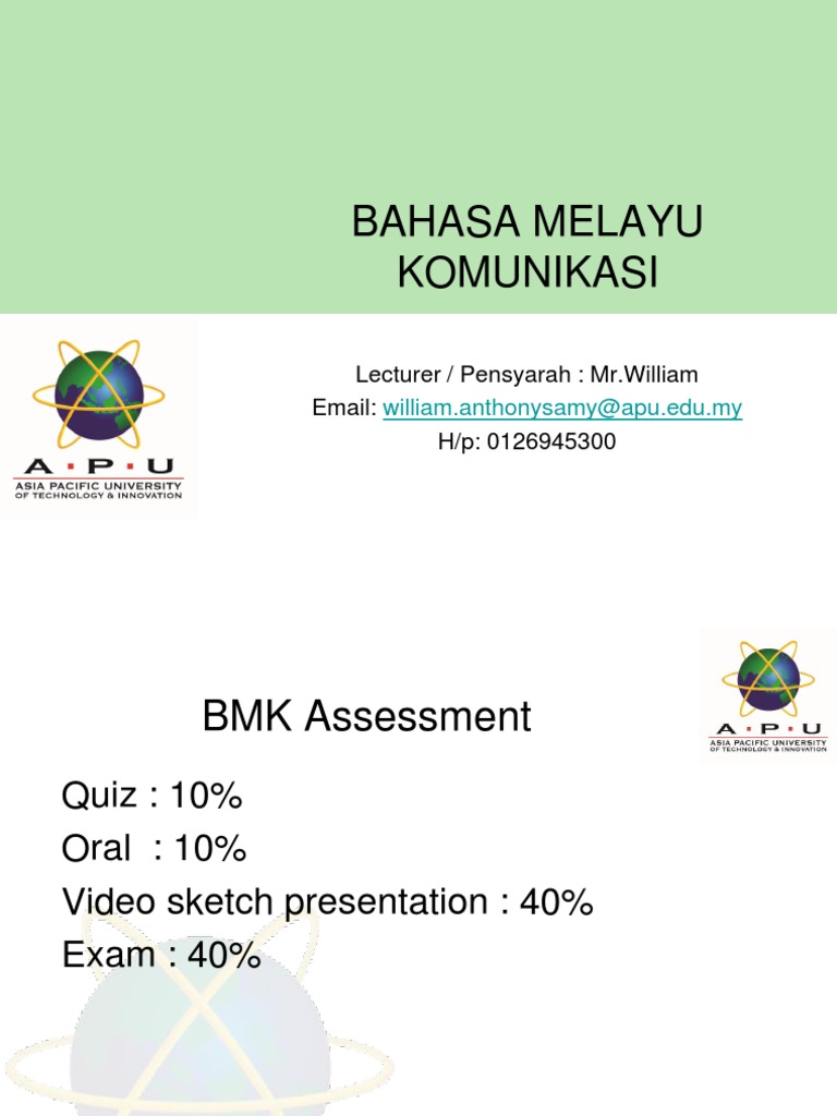 Updated BMK Slides Lesson Plan 1 and 2 | PDF | Languages | Language ...