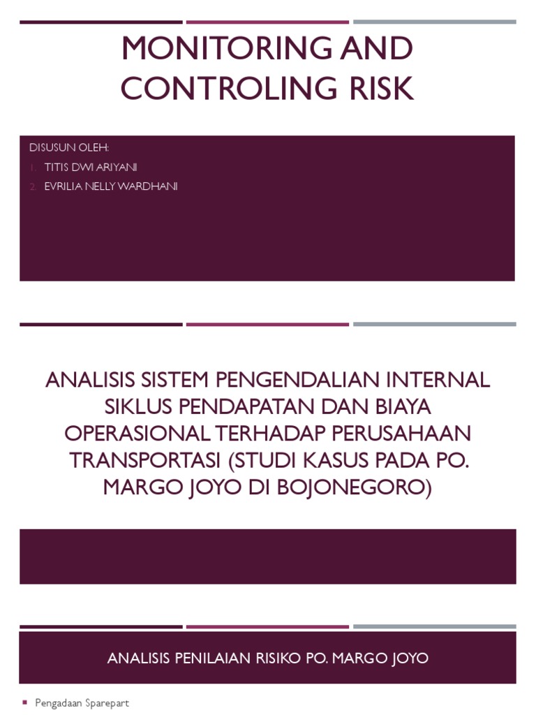 Monitoring and Controling Risk | PDF