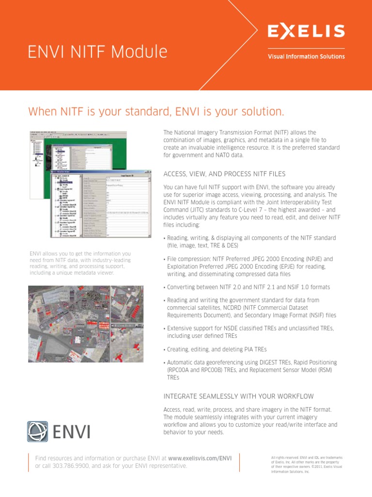 Slick Envi Nitf Module | PDF | File Format | Metadata