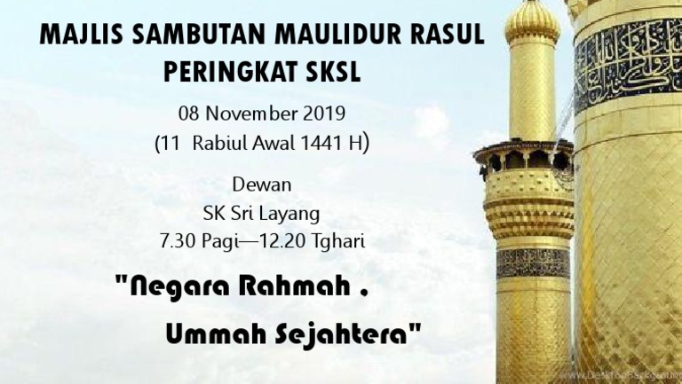Backdrop Maulidur Rasul | PDF