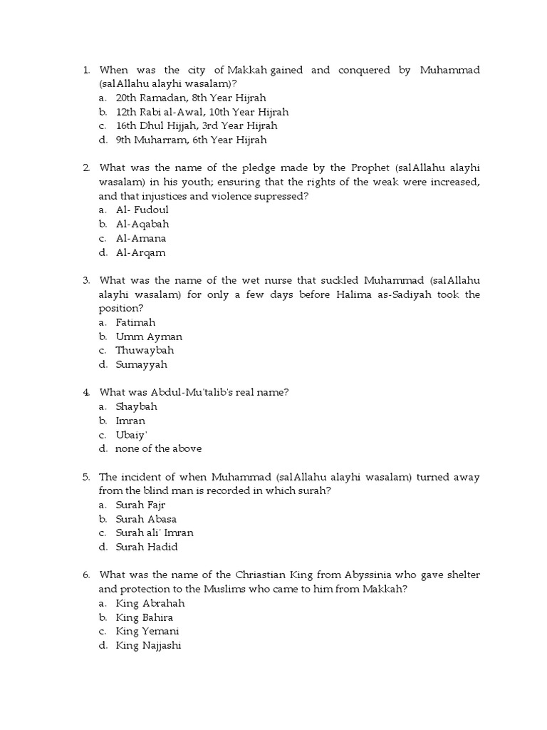 An Assessment of Key Events and Figures in the Early Life and Mission ...