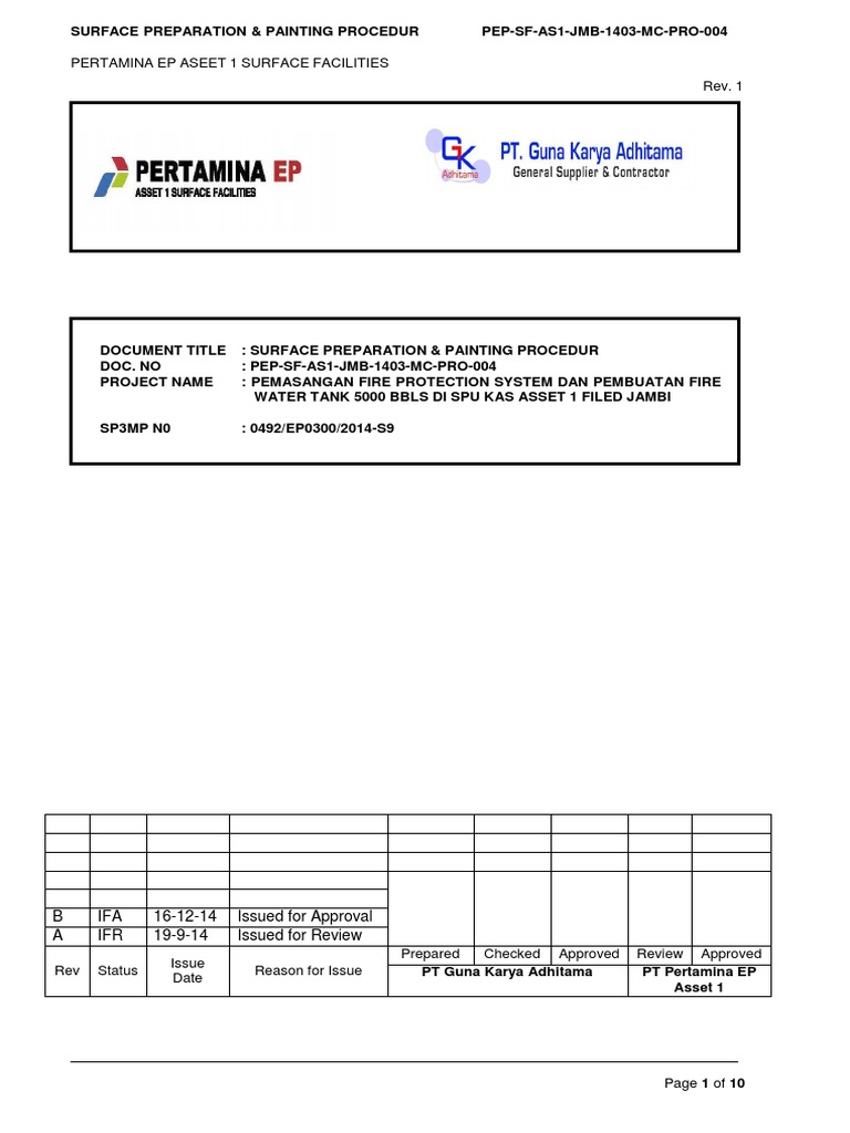 Prosedur Pengecatan Pdf