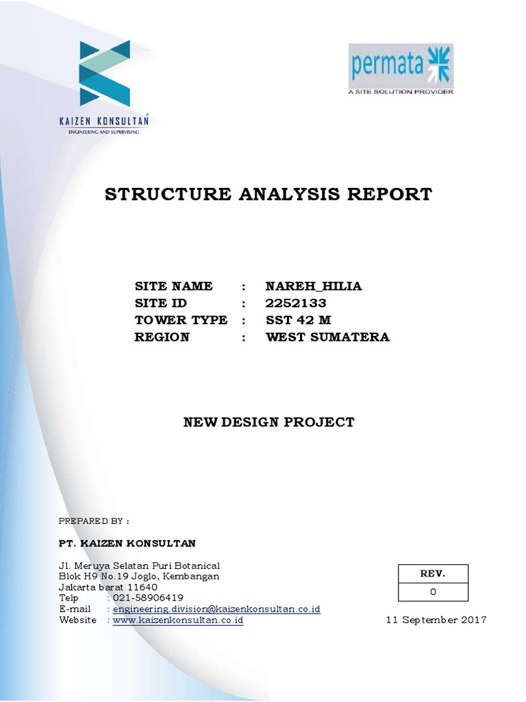 Structure Analysis Report SST 42 M | PDF | Concrete | Building Engineering