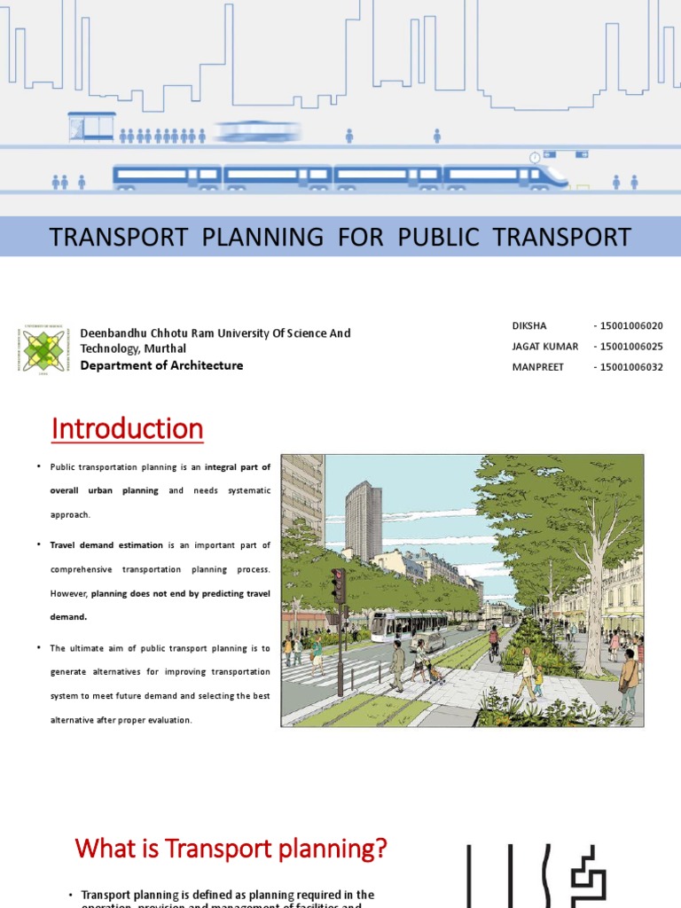 Public Transport Planning Overview | PDF | Rapid Transit | Transport