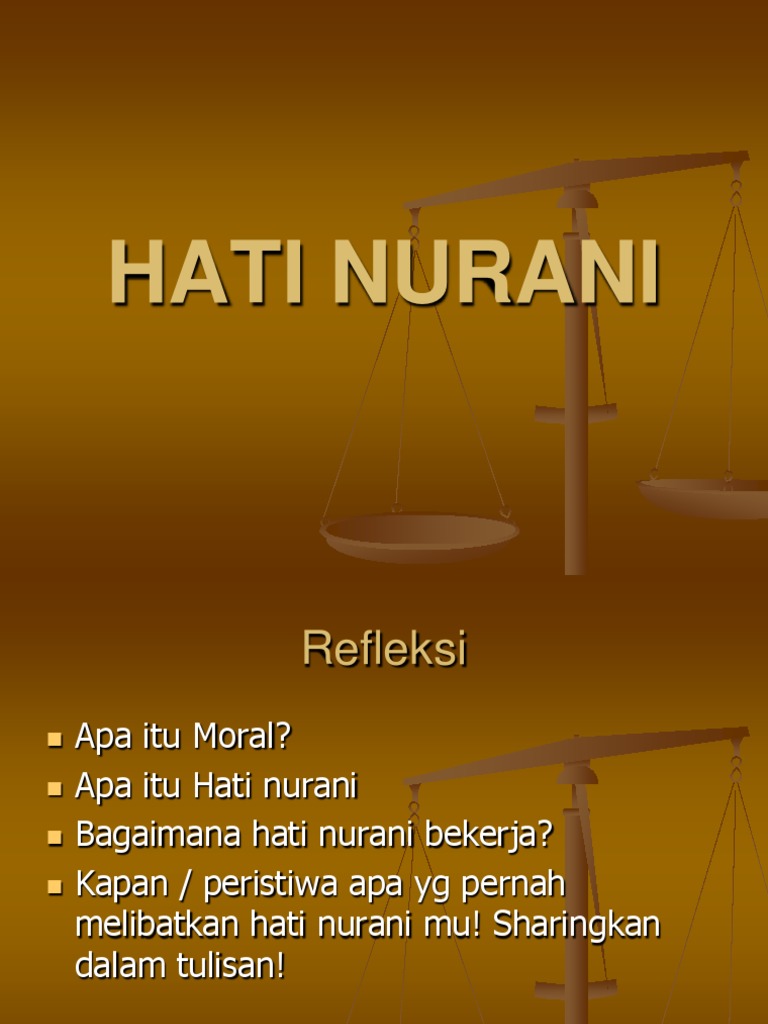 Hati Nurani | PDF