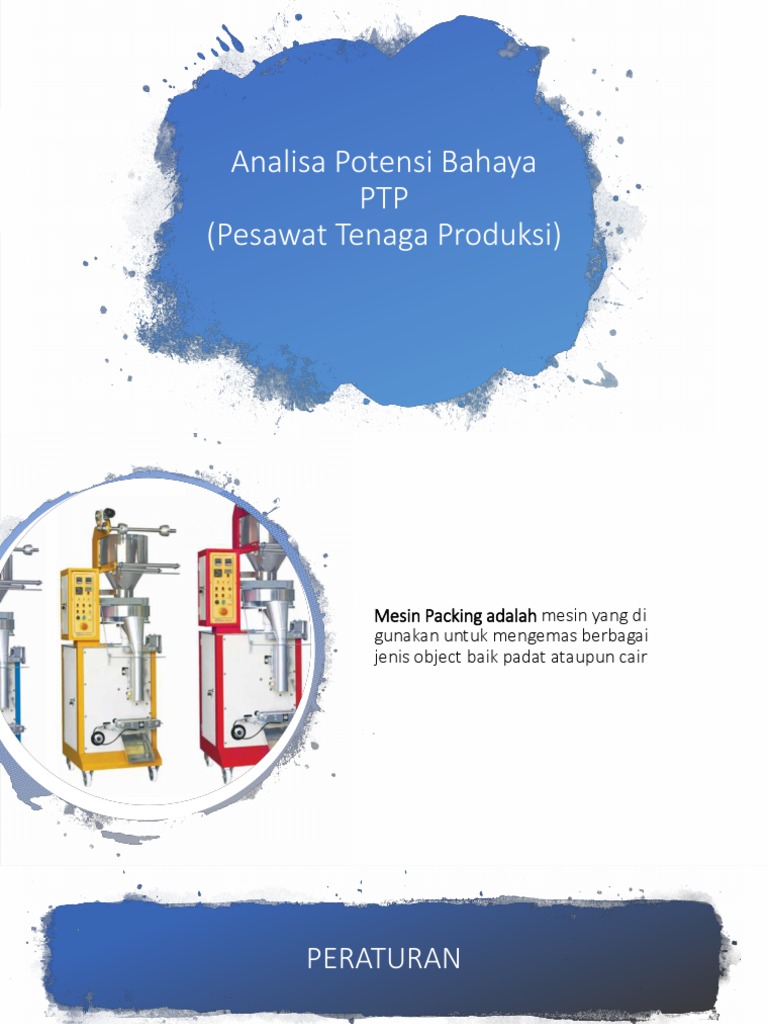 K3 PTP Pesawat Tenaga Dan Produksi | PDF