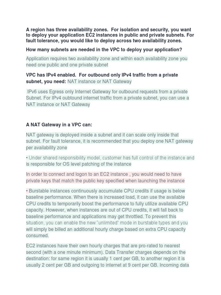 AWS Amazon Interview Question and Answers | PDF | Domain Name System | Load Balancing (Computing)