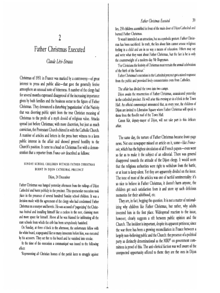 Levi Strauss-Father Christmas Executed | PDF