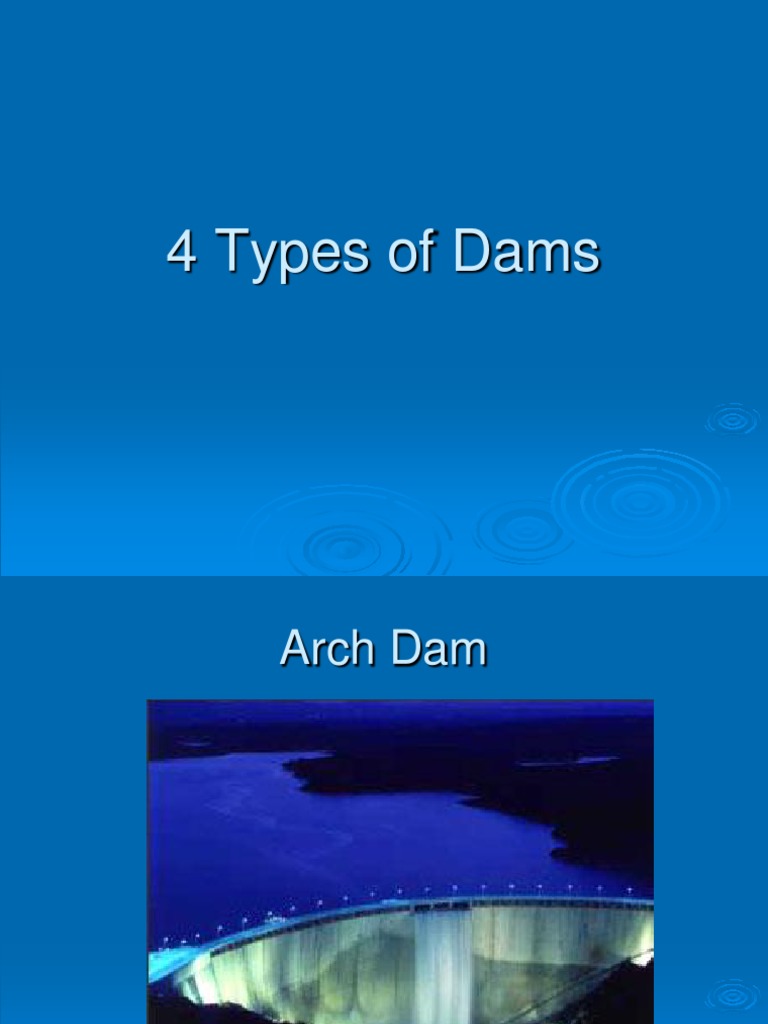 4 Types of Dams | PDF