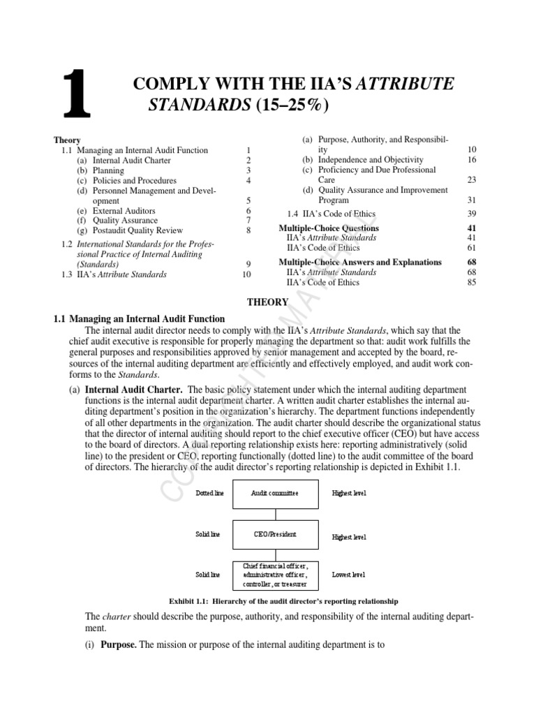 CIA Reviewer | PDF | Internal Audit | Auditor's Report