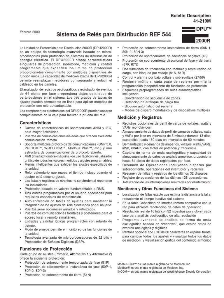 Manual de Instrucciones de Relevadores | PDF | Archivo de computadora ...