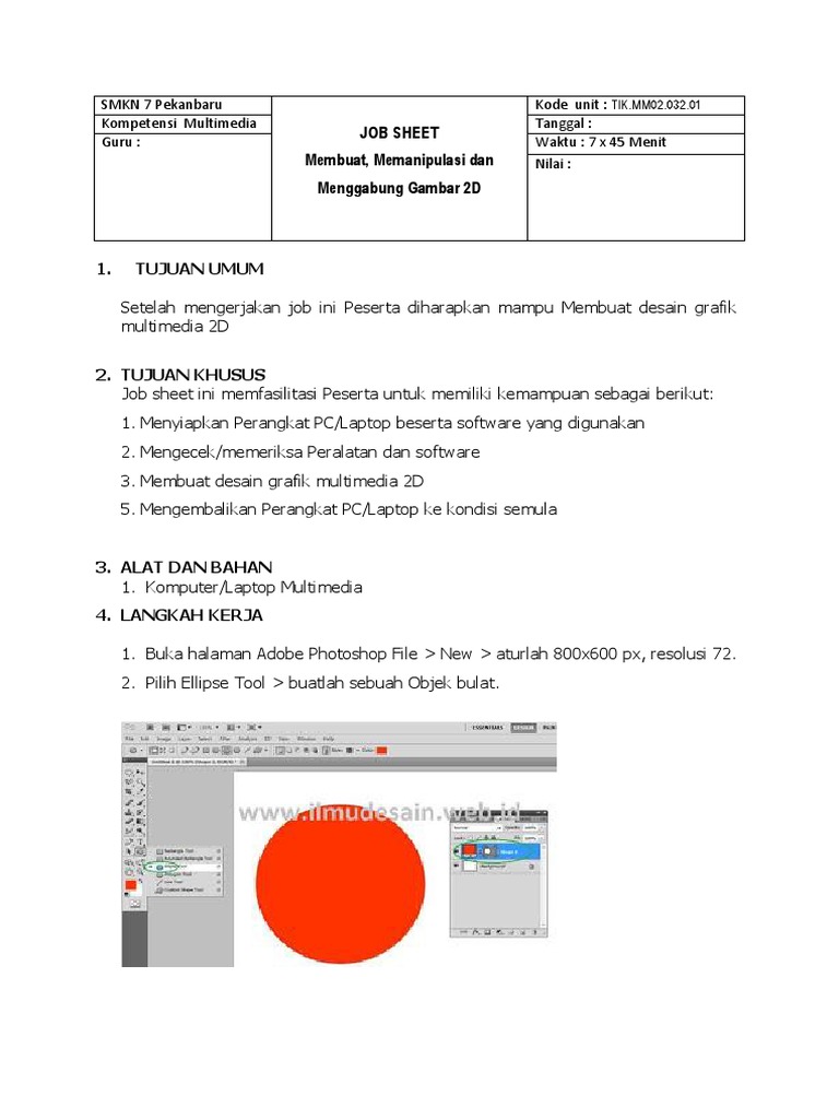 Job Sheet Multimedia Utk LSP | PDF