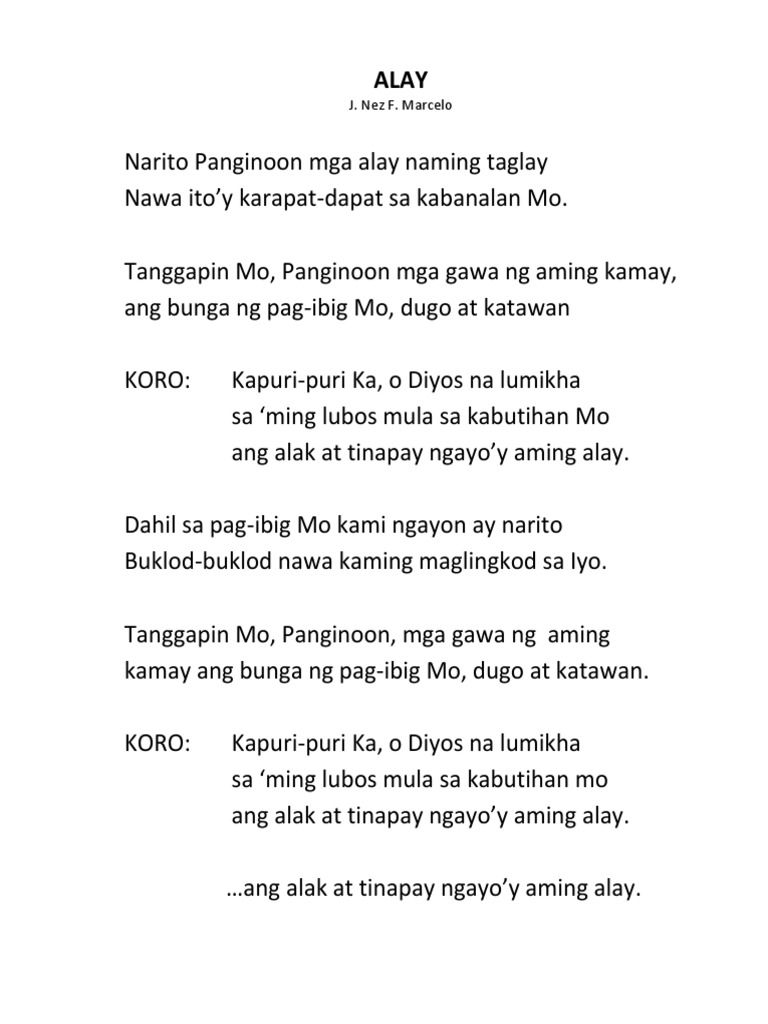 ALAY - J. Nez F. Marcelo | PDF