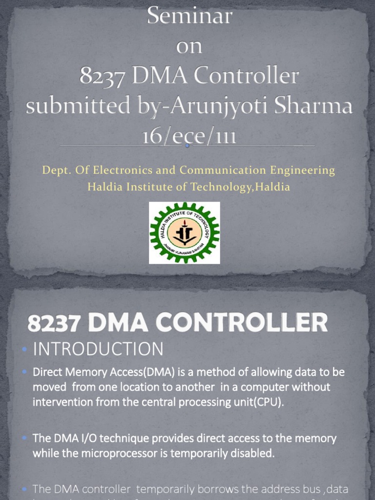 8237 Dma Controller | PDF | Electronics | Manufactured Goods