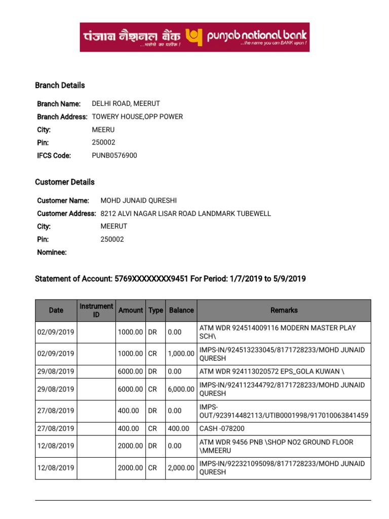 PNB | PDF | Automated Teller Machine | Banks