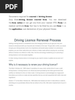 RTSA Driving-License Quick-Guide | PDF | Payments | Receipt