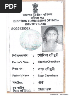 Pancard Back Side | PDF