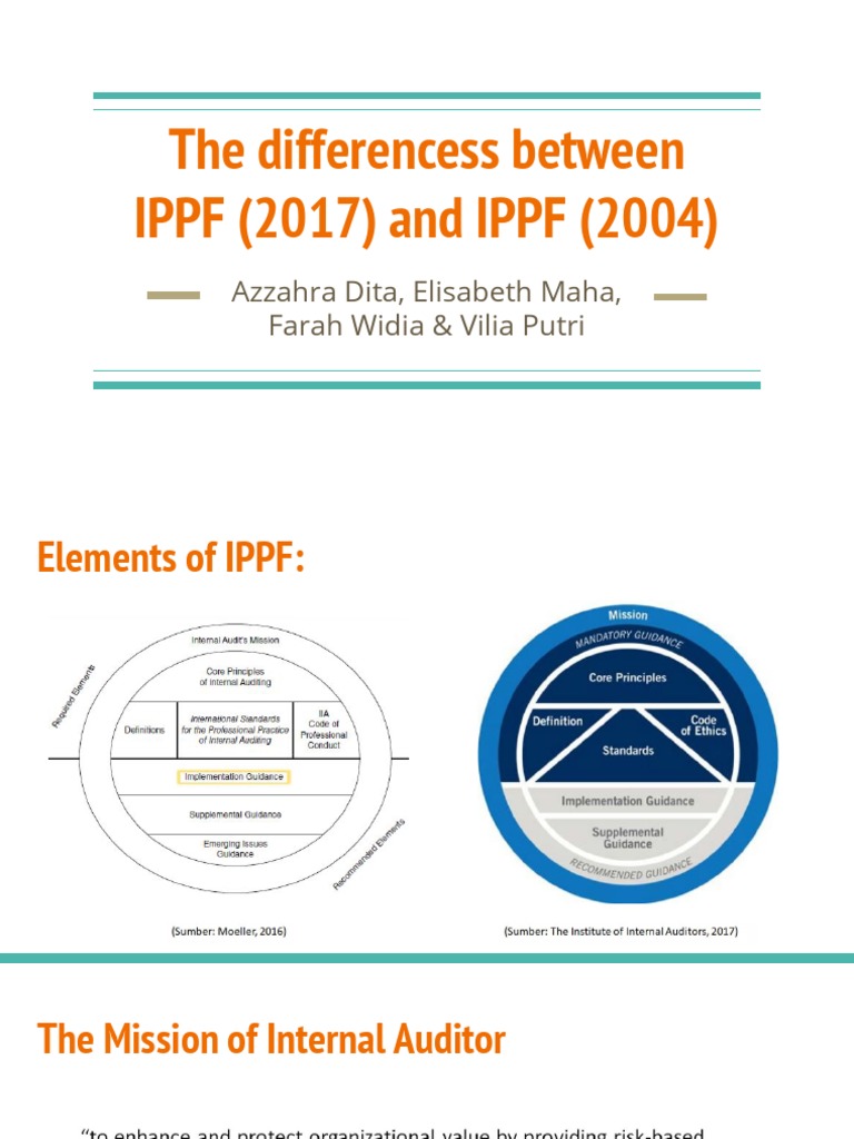 Difference IPPF (2004) and (2017) | PDF | Internal Audit | Audit