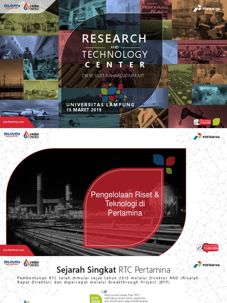 Pengelolaan Riset Teknologi Pertamina Pdf