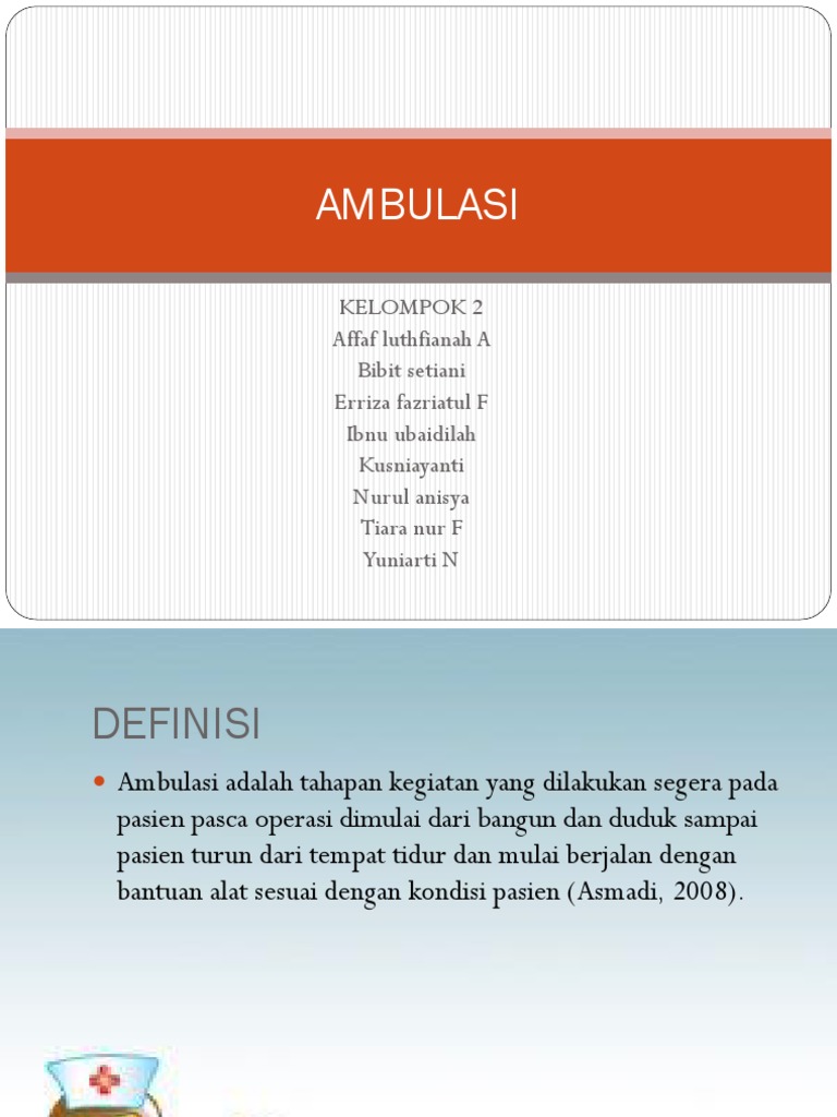 AMBULASI ppt-1 | PDF