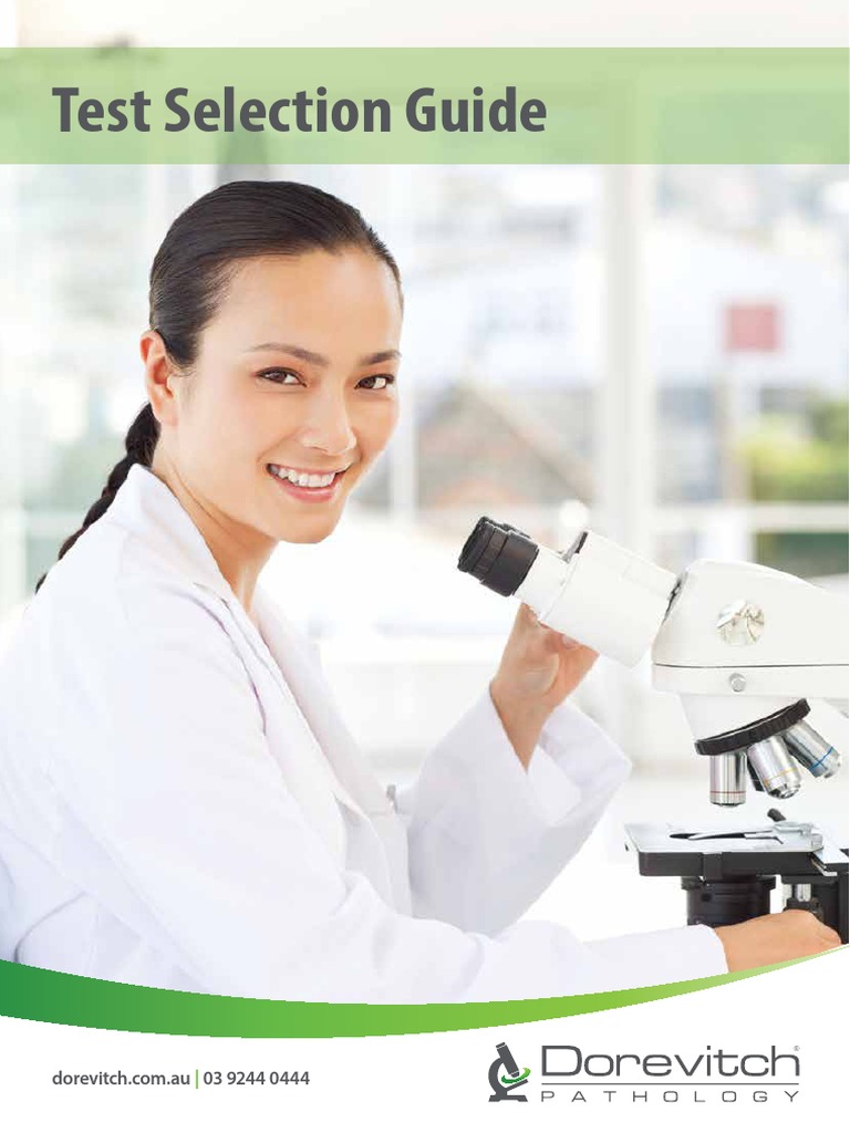 Dorevitch Pathology Test Selection Guide | PDF | Cytopathology | Antibody