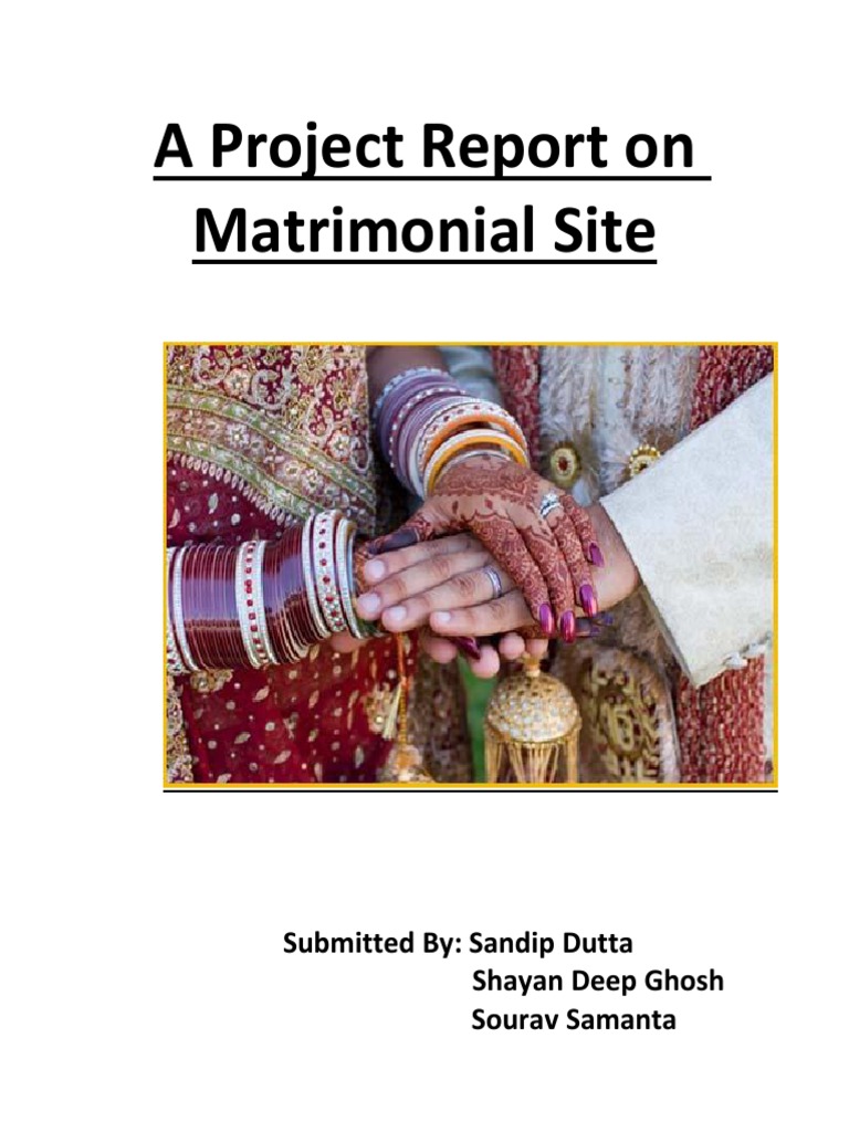 A Project Report On Matrimonial Site | PDF | Model–View–Controller ...