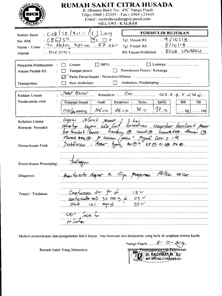 FORM Rujukan PDF | PDF