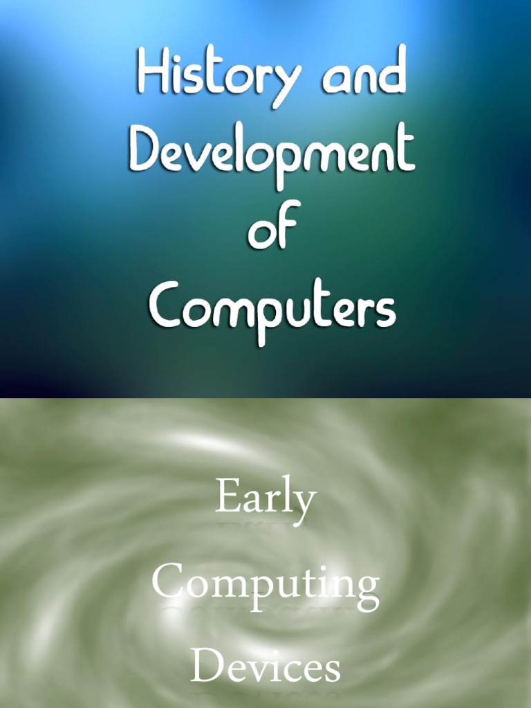 History and Development of Computers | PDF | Personal Computers ...