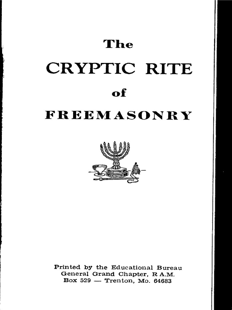 Cryptic Rite of Freemasonry | PDF | Freemasonry | Western Esotericism