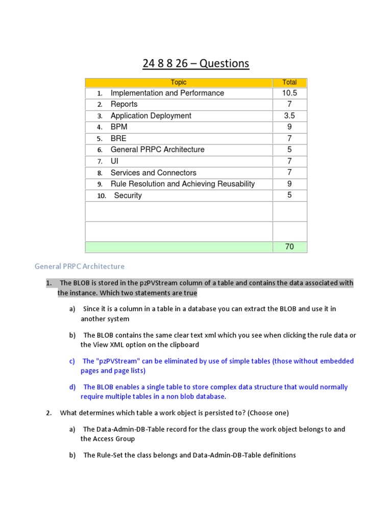 Pega Cssa PDF | PDF | Cache (Computing) | Databases