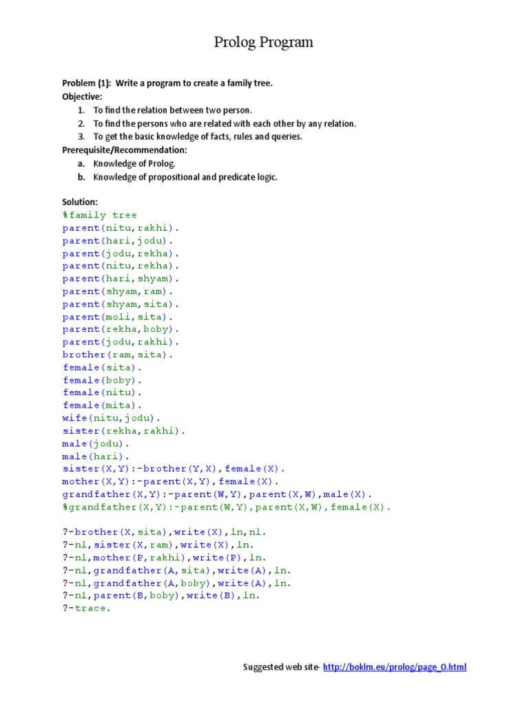 Prolog Program | PDF | Proposition | Logic