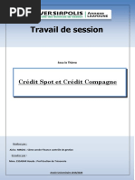 Processus D'octroi de Crédit | PDF | Crédit | Finance et gestion monétaire