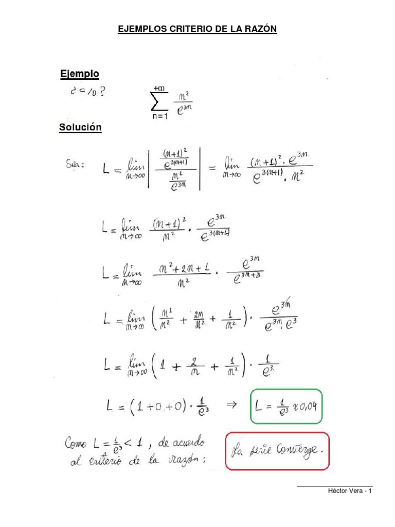 Ejemplos de Criterios de La Razon | PDF