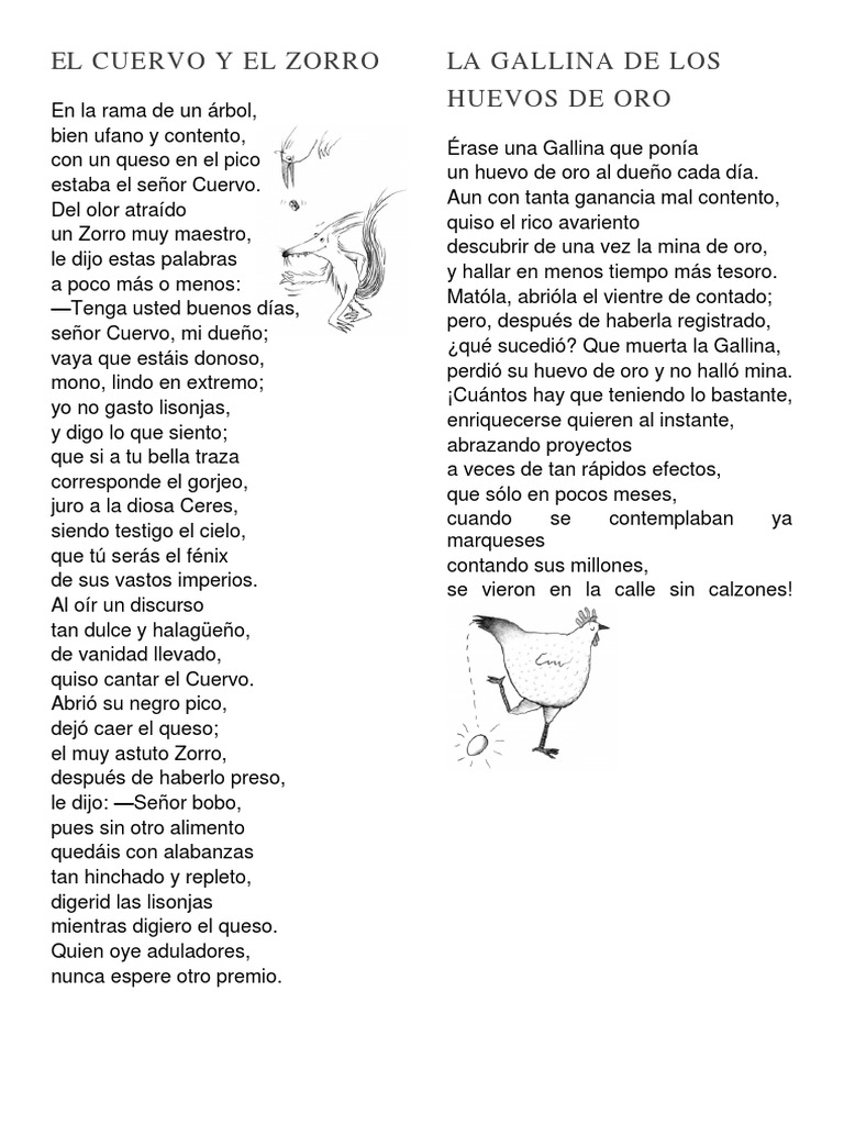 El Cuervo y El Zorro | PDF