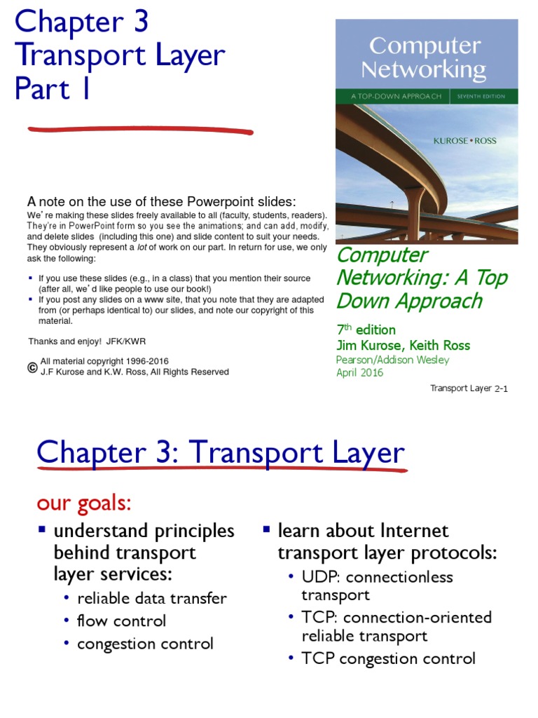Chapter - 3 - V7.01 Part 1 | PDF | Internet Protocols | Port (Computer Networking)