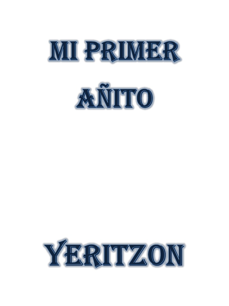 Mi Primer Añito | PDF