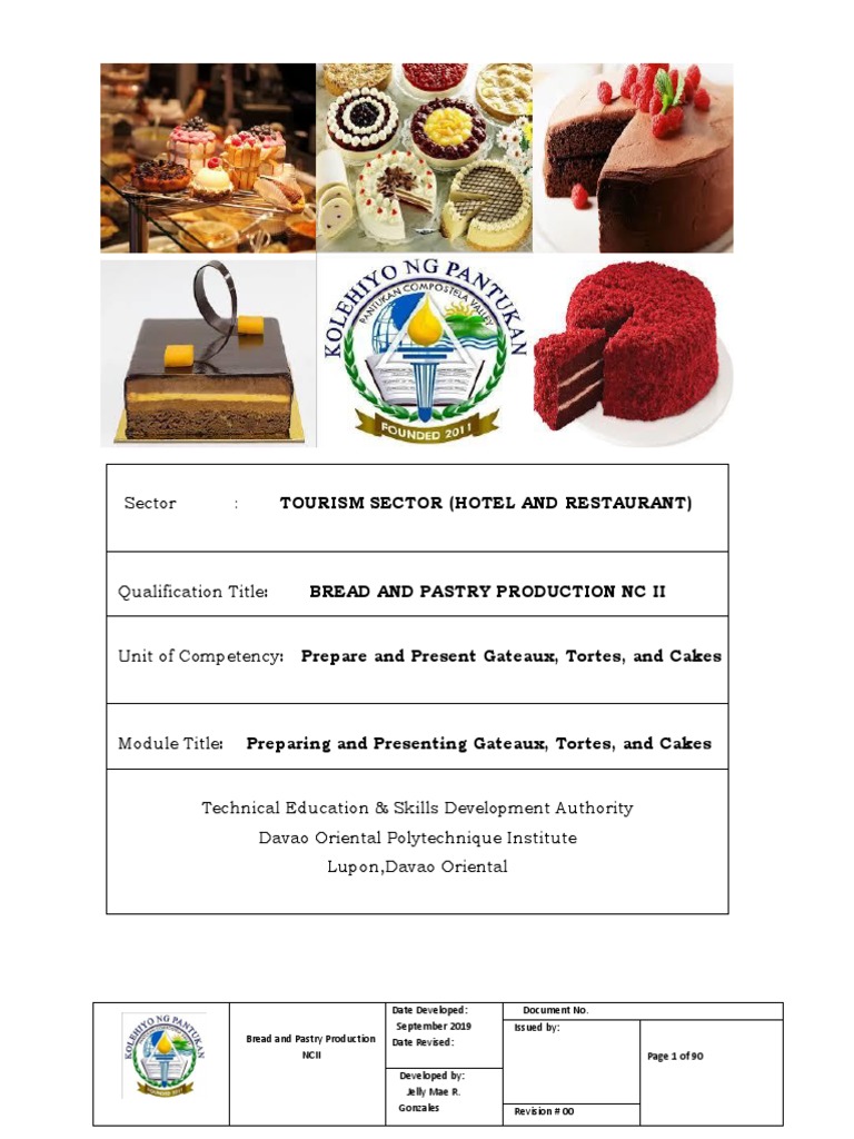 CBLM Gonzales | PDF | Cakes | Flour