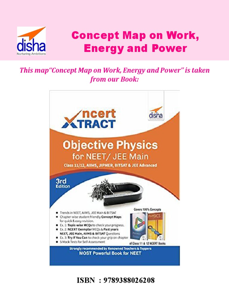 Concept Map: Work, Energy, Power | PDF
